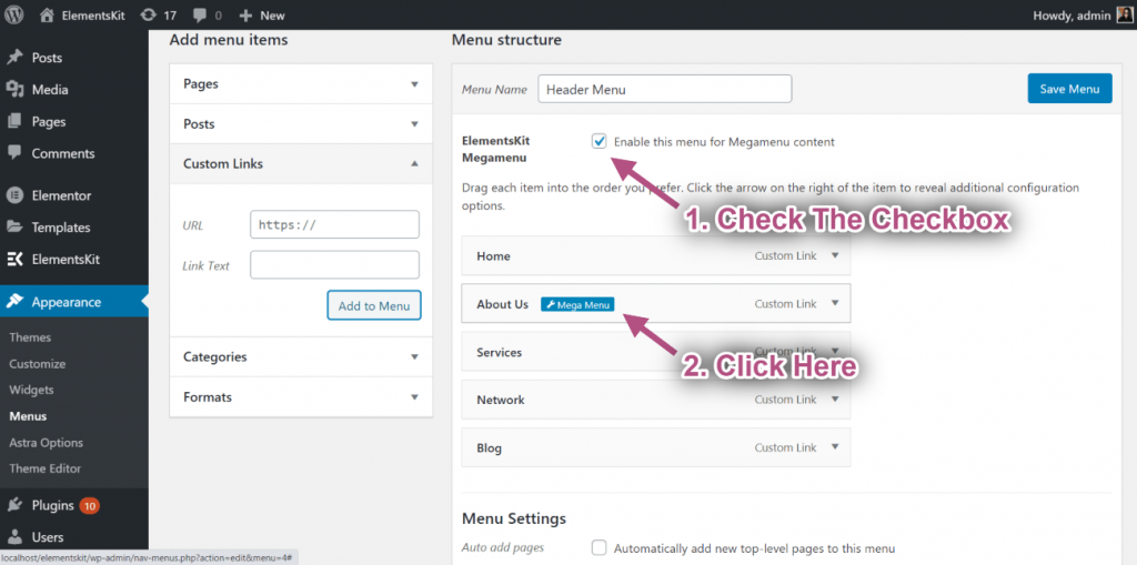 How To Create Mega Menu In Elementor ElementsKit Wpmet
